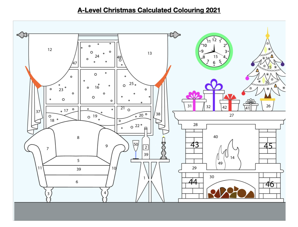 Christmas Calculated Colouring 2021 – MathematicsAndCoding