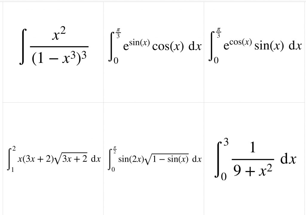 12 Days of Christmas: Day 4 – Integration by Substitution ...